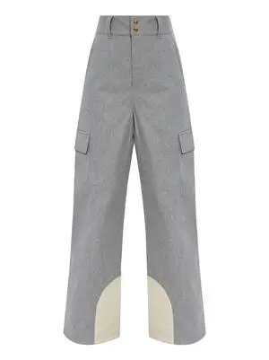 Bogner Wide Leg Ski Pants - Grey