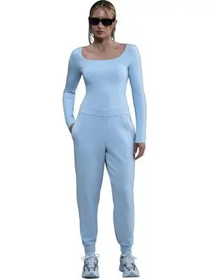 Nike Form Long-sleeve Bodysuit - Blue