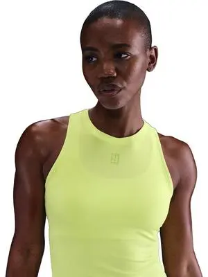 Nike Court Advantage Dri-fit Tennis Tank Top - Yellow