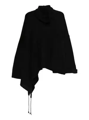 Yohji Yamamoto Turtleneck Jumper - Black