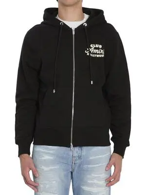 Amiri Club Zip Hoodie - Black