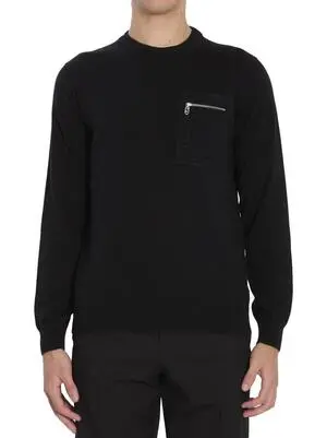Fendi Wool Pullover - Black