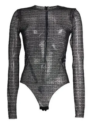 GIVENCHY Logo-Print Bodysuit