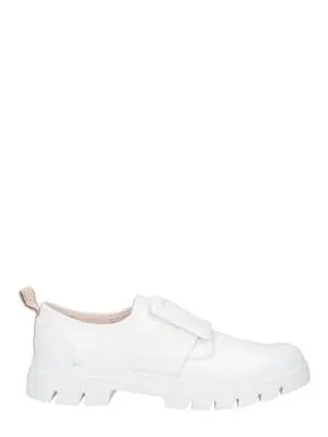 ROGER VIVIER Loafers In Soft Leather And Techno Fabric - White