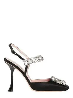 ROGER VIVIER Pumps With Buckle-fastening Ankle Strap - Black