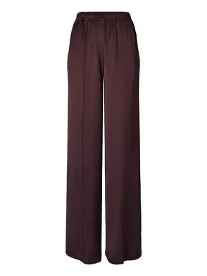 Tory Burch Viscose Pant - Dark Sangria