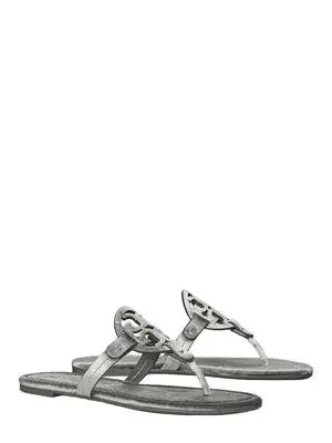 Tory Burch Miller Velvet Sandal Lava Grey