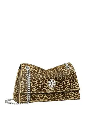 Tory Burch Mini Kira Turnlock Calf Hair Shoulder Bag - Multi