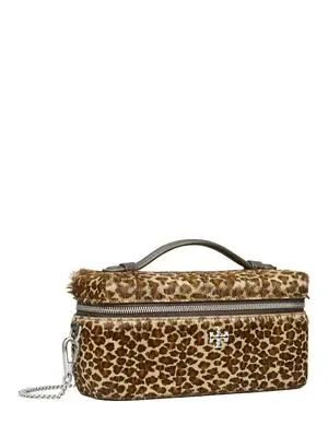 Tory Burch Kira Calf Hair Vanity Case - Multi