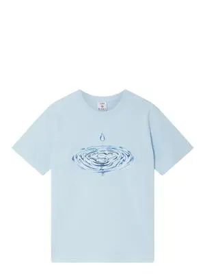 Casablanca Drip Logo Short Sleeve T-shirt - Multicolor