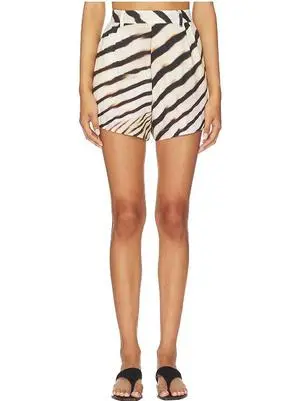 VITAMIN A The Getaway Short - Shell Stripe