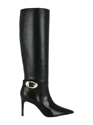 STUART WEITZMAN Power Buckle Knee High Boots - Black