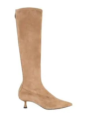 L'Agence Emilie Knee High Boots - Cappuccino
