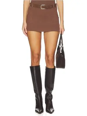 SOVERE / Elsa Knit Mini Skirt - Mocha