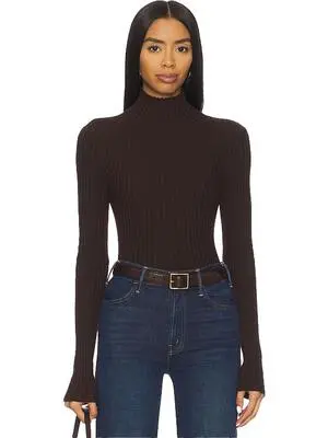LOVERS AND FRIENDS Magnolia Turtleneck - Chocolate