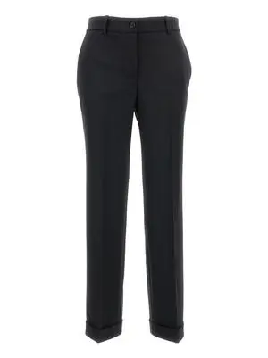 PAROSH Sallia Bi Stretch Trousers - Black