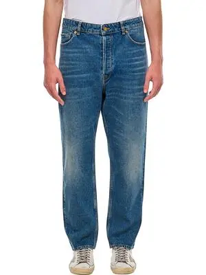 GOLDEN GOOSE Denim Happy Medium Stone Washed