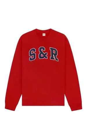 SPORTY & RICH Appliqué Sweatshirt - Red