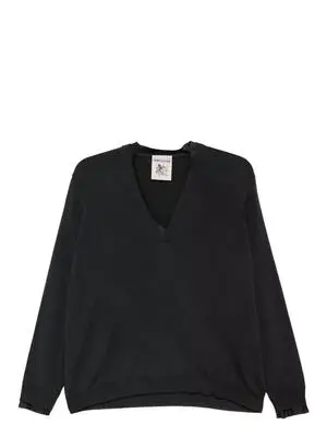 SEMICOUTURE Leya V-neck Sweater - Grey
