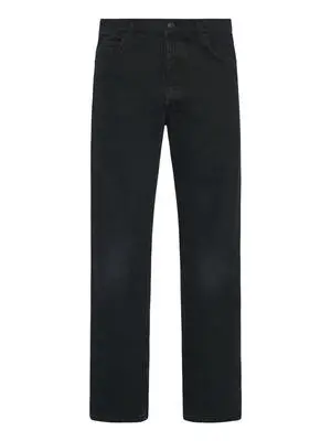 THE ROW Gerry Jean In Cotton - Black