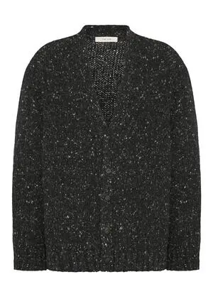 THE ROW Hardy Cashmere Cardigan - Charcoal Melange