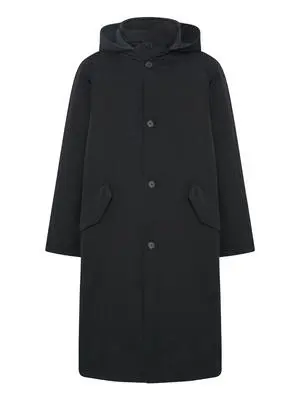 THE ROW Nikar Coat In Technical Cotton - Black