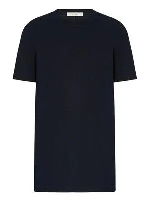 THE ROW Serata Cotton T-shirt - Indigo