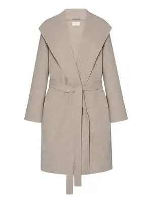 THE ROW Cicero Cashmere Coat - Light Grey