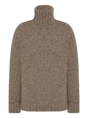 THE ROW Balzac Cashmere Turtleneck Sepia
