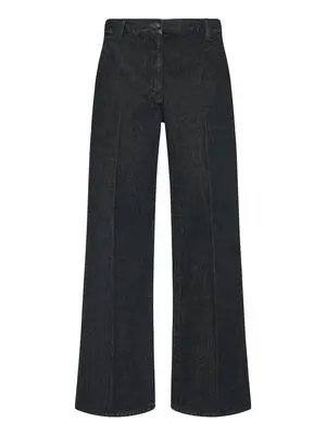 THE ROW Vita Cotton Denim Jeans - Black