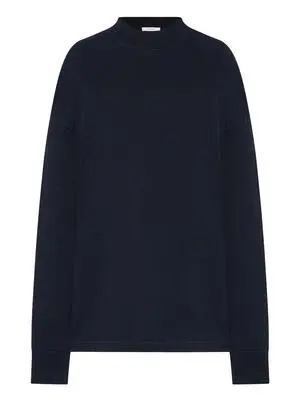 THE ROW Raveena Cotton T-shirt - Indigo