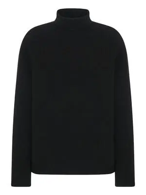 THE ROW Heti Cashmere Turtleneck - Black