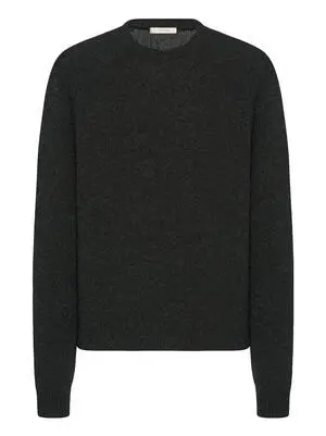 THE ROW Cashmere Sweater - Charcoal Melange