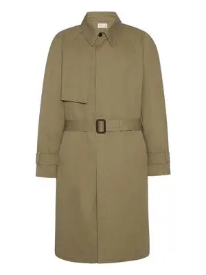 THE ROW Anatole Coat In Cotton - Taupe