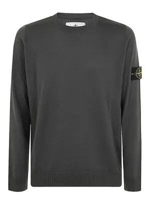 Stone Island Round Neck Jumper - Grey