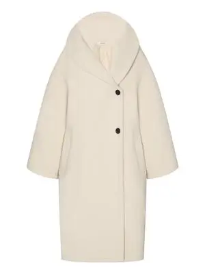 THE ROW Regino Virgin Wool Coat - Ivory