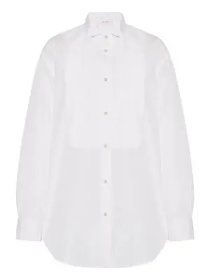 THE ROW Erelia Cotton Shirt - White