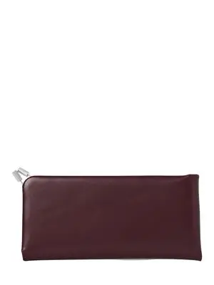 THE ROW Clasp Sunglasses Case - Borgogna