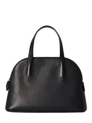 THE ROW Medium Ingrid Leather Bag - Black