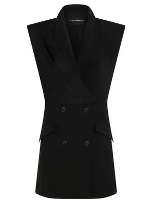 Karl Lagerfeld Dna Blazer Dress - Black