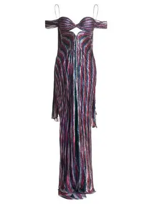 MARIA LUCIA HOHAN Sidonie Pleated Lace-up Gown - Pink