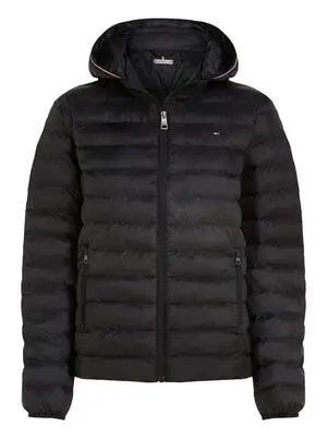 Tommy Hilfiger Quilted Hooded Jacket - Black