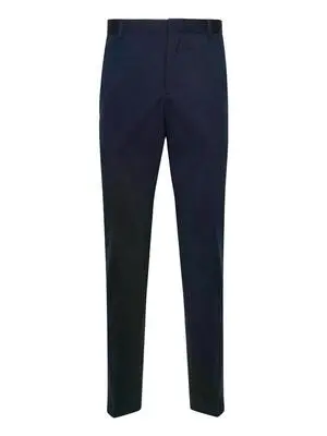 Calvin Klein Tapered Wool-blend Trousers - Blue