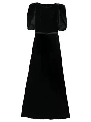 CRISTALLINI Lilith Belted Dress - Black