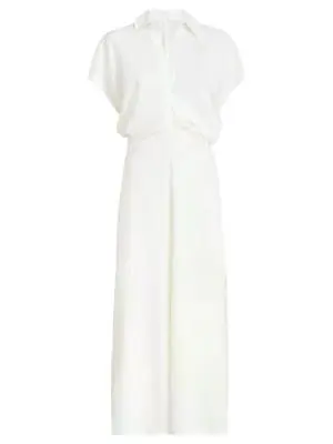 Brunello Cucinelli Monili-detail Maxi Dress - White