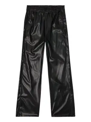 DIESEL® Embroidered-logo Trousers - Black