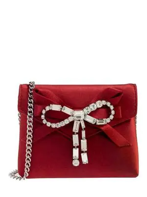 JIMMY CHOO Card Holder With Chain - Red