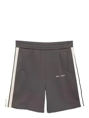 Palm Angels Logo Track Short - Grey
