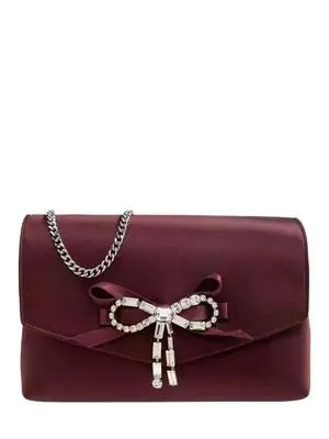 JIMMY CHOO Bow-detail Shoulder Bag - Red