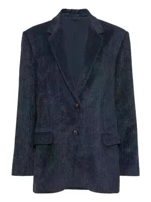 Brunello Cucinelli Corduroy Blazer - Blue